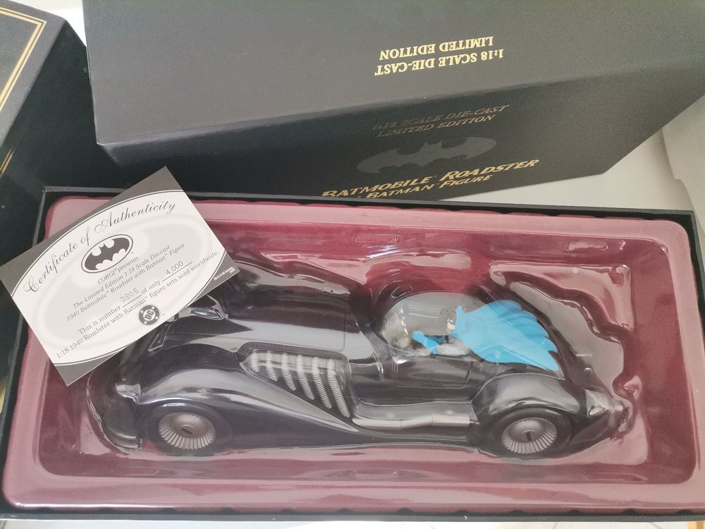 Rare Batmobile Roadster 1940 Corgi édition limitée neuve (Gebraucht) in ...