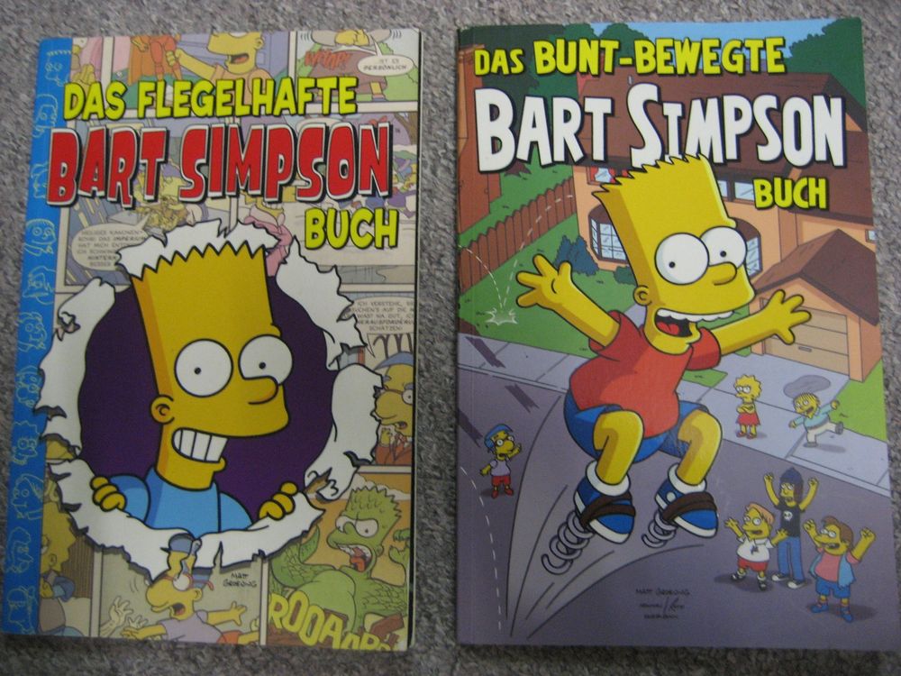 das grosse Bart Simpson Buch 3 + 5 (Gebraucht) in Bottighofen für CHF 4 ...