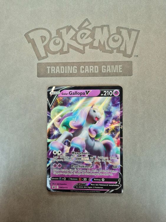 🇩🇪 Galar-Gallopa V SWSH111 Promo Pokémon karte Holo ab 2fr | Kaufen auf ...