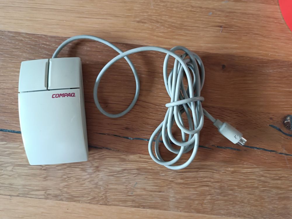 Compaq Maus PS/2 Anschluss Vintage Retro 90er Jahre (Gebraucht) in für ...