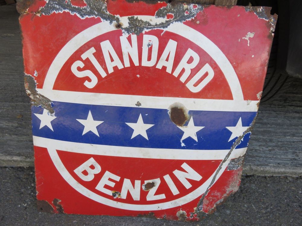 email-schild STANDARD-BENZIN | Kaufen auf Ricardo