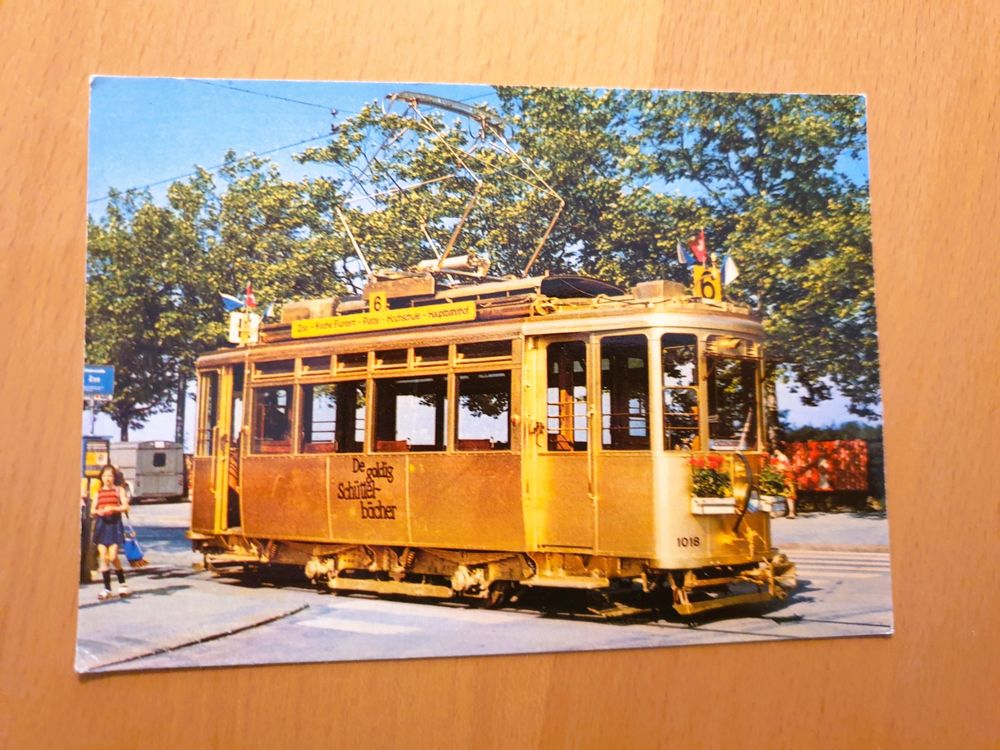 ALTE ANSICHTSKARTE - SCHWEIZ - ZÜRICH GOLD TRAM (Neu (gemäss ...