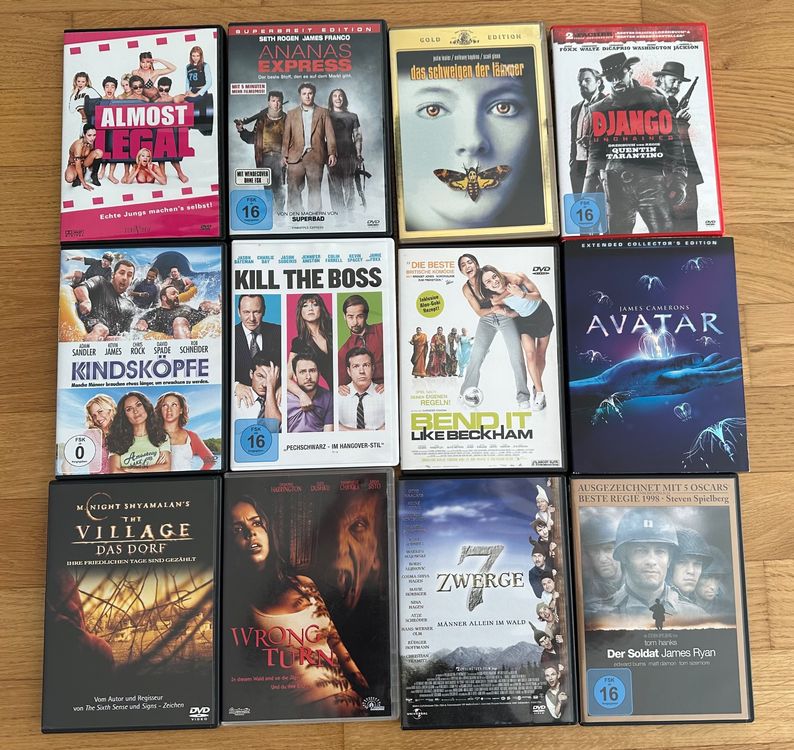 139 DVD's ab CHF 1 (Preis für alle DVD's zusammen) (Gebraucht) in Sumiswald für CHF 77 – nur ...