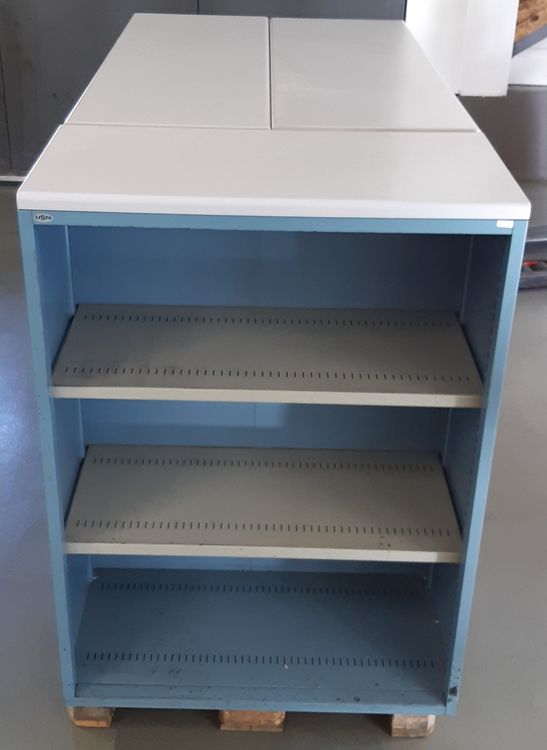 3x Lista Büro- oder Werkstattregal / Schrank aus Metall (Gebraucht) in ...