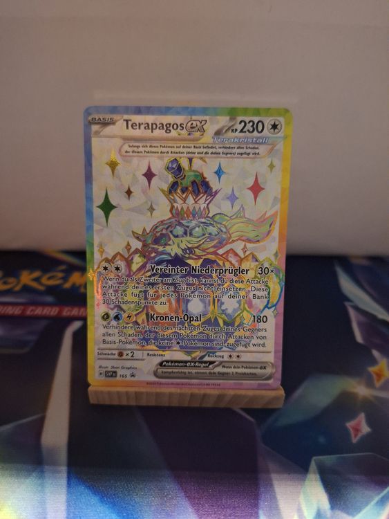 Terapagos EX Pokemon Karte 165 Promo | Kaufen auf Ricardo