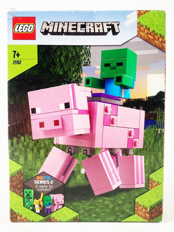 LEGO Minecraft 21157 BigFig Schwein Zombie Set (Neu und ...