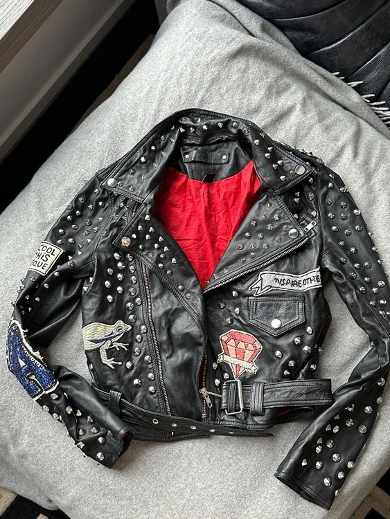 Lederjacke 100% Leder Zara Tiger XS 34 (Gebraucht) in St. Gallen für ...