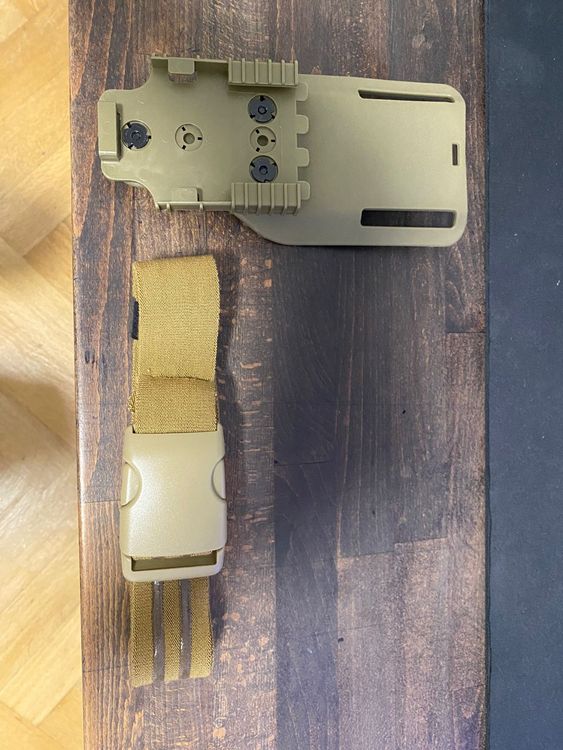 Safariland style, leg mount low-ride + Leg-shroud + QLS | Kaufen auf ...