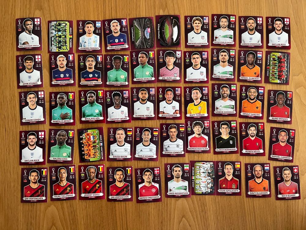 122 Panini Bilder WM 2022 | Kaufen auf Ricardo