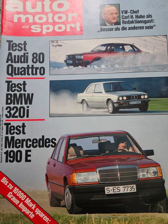 AMS 1/83 Audi 80 Quattro 5E W 201 BMW 320 Opel Manta 4x4 xx | Kaufen ...