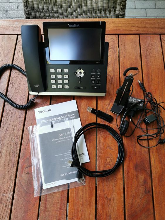 Yealink Sip-T48S inkl.Headset 3 von3 (Gebraucht) in Wollerau für CHF 22 – mit Lieferung auf ...