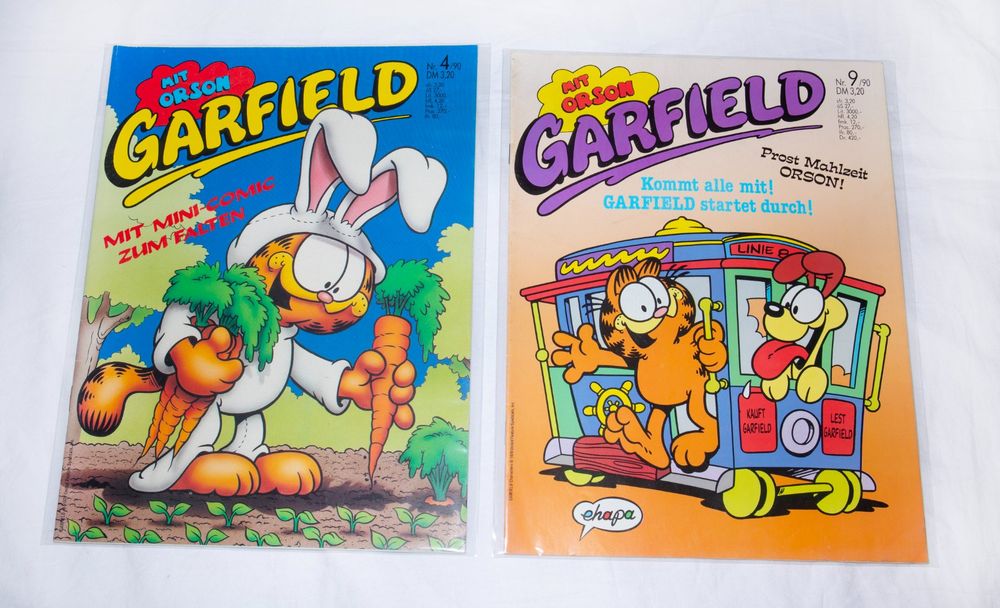 Garfield Comic Sammlung / Comics 8 Stück Zustand 1-2 (Gebraucht) in ...