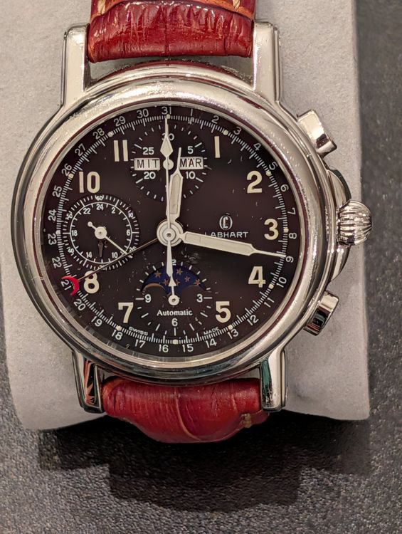 LABHART Automatic Chronograph Herrenuhr, guter Zustand! (Gebraucht) in ...