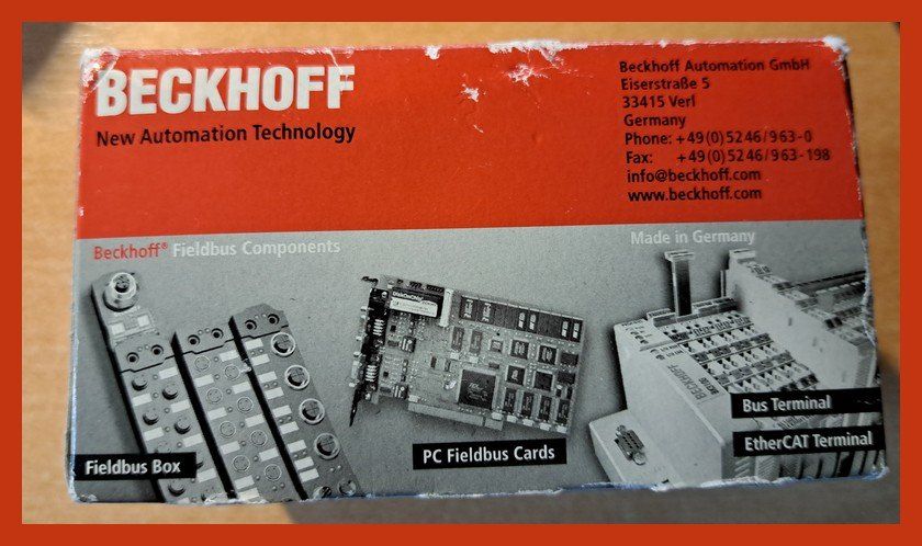 10x Beckhoff EtherCAT EL6001 Channel Serial Interface (Neu und ...
