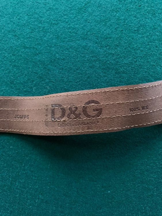 Dolce And Gabbana Made In Italy 100 Leder Braun Gürtel Gr 80 Kaufen