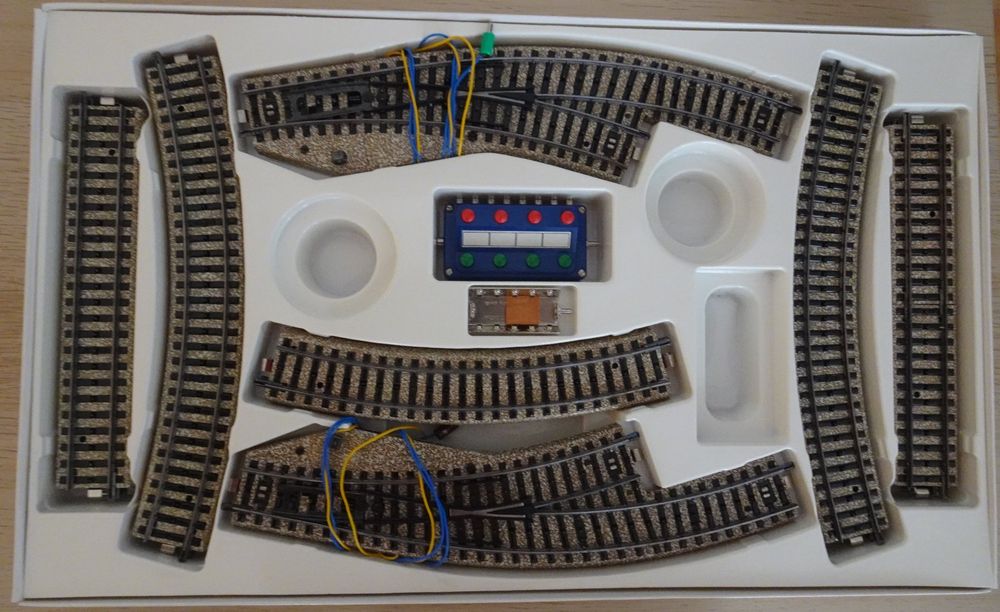 Märklin - 5192, Gleis-Ergänzungsset, Bogenweichen, Stellpult (Gebraucht ...