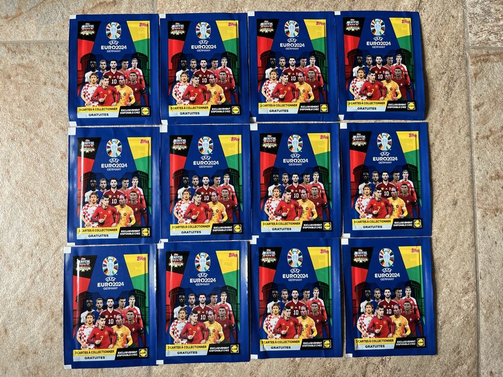 12x LidI Topps Match Attax All-Stars UEFA Euro 2024 (Neu und ...