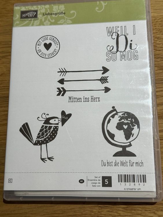 Stampin up Stempel Liebesgrüsse (Neu und originalverpackt) in ...
