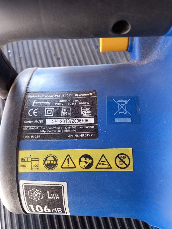Motorsäge elektrisch (Gebraucht) in Seon für CHF 30 – mit Lieferung auf ...