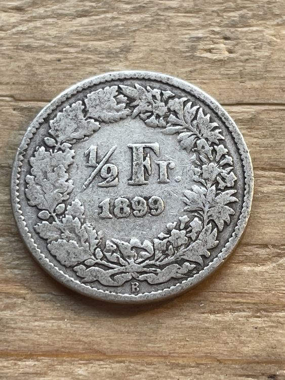 Monnaie Suisse 🇨🇭 1899 1/2 franc | Kaufen auf Ricardo