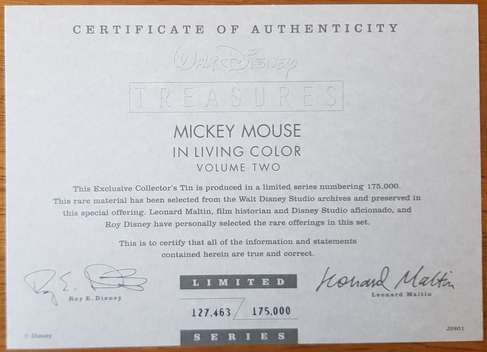 Walt Disney Treasures - Mickey Mouse in Living Color 2 | Kaufen auf Ricardo