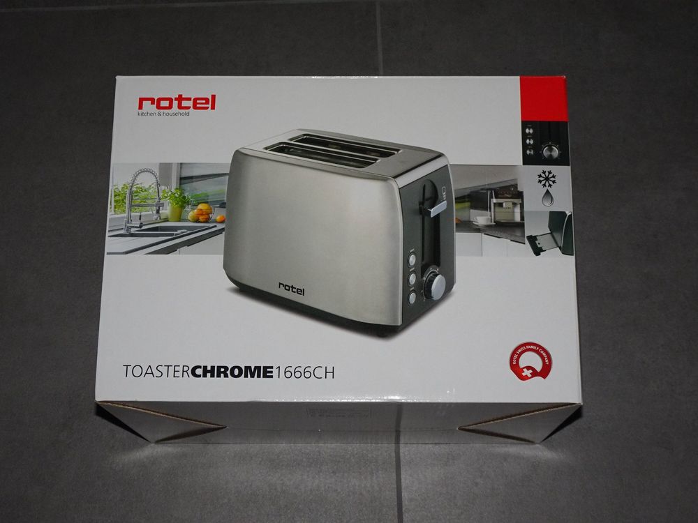 Rotel Toaster Chrome 1666CH (Neu und originalverpackt) in Bassersdorf ...