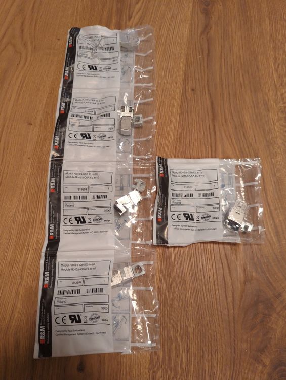 5 Module R&M RJ45 Cat 6a (Neu und originalverpackt) in Münsingen für CHF 11.9 – mit Lieferung ...