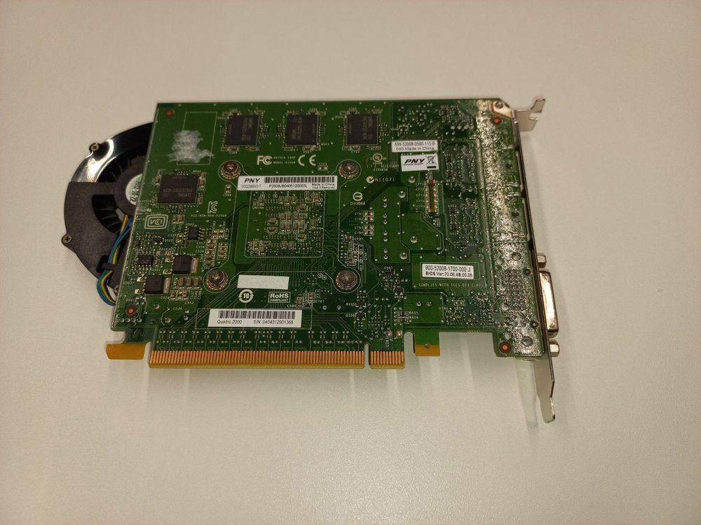 Nvidia Quatro 2000 1GB graphics card (Gebraucht) in Davos Platz für CHF ...