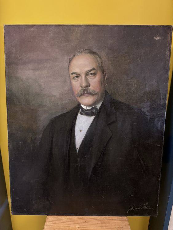 Ölgemälde Portrait Joseph Klein signiert gerahmt (Gebraucht) in ...