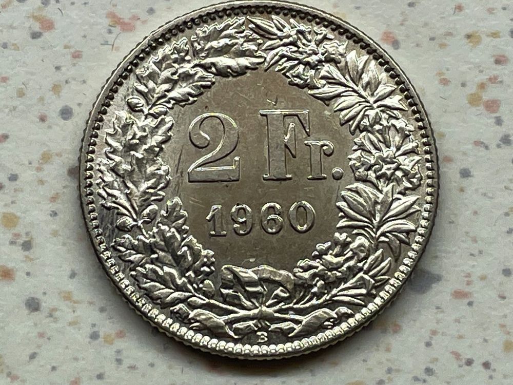 1960 2 Franken Prachtsstück!! fast unzirkuliert !! TOP (Neu (gemäss Beschreibung)) in Winterthur ...