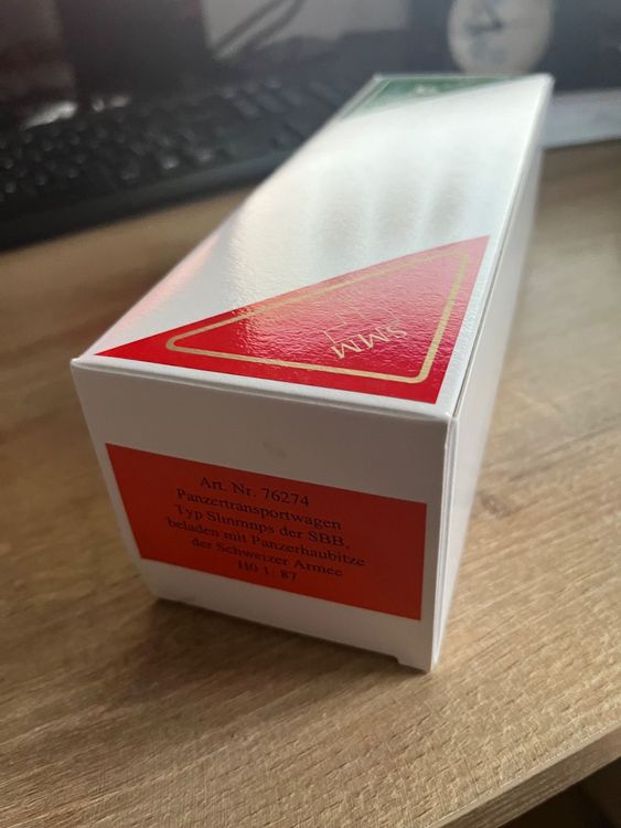 Wabu Spez.HO GL SBB Spezialtiefladewaqen /Panzeraubitze M109 | Kaufen ...