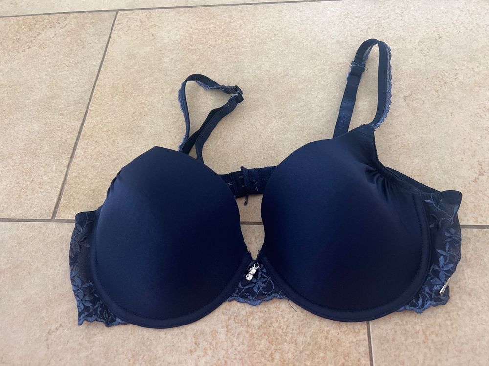 Marie Claire Bh 80c dunkelblau spitze Frauen Unterwäsche | Kaufen auf ...