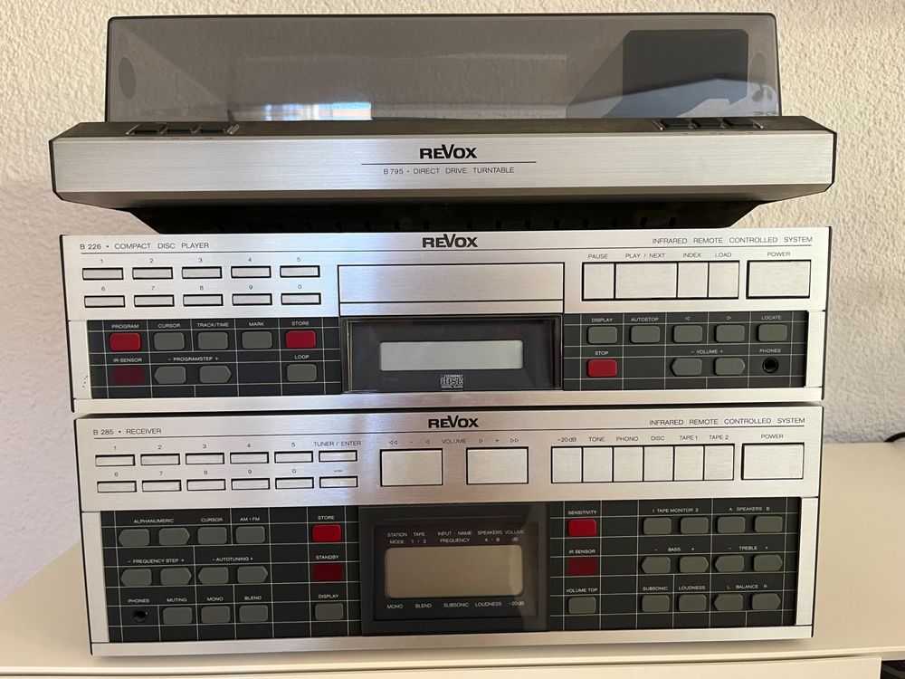 Revox HiFi Anlage B285 CD Player B226 Plattenspieler B795 (Gebraucht) in Bolligen für CHF 705 ...