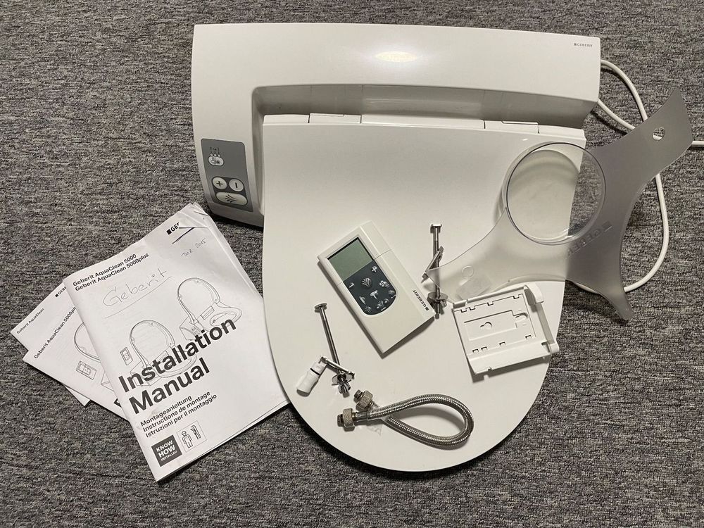 Geberit Aquaclean 5000 plus dusch wc- wenig gebraucht! (Gebraucht) in ...