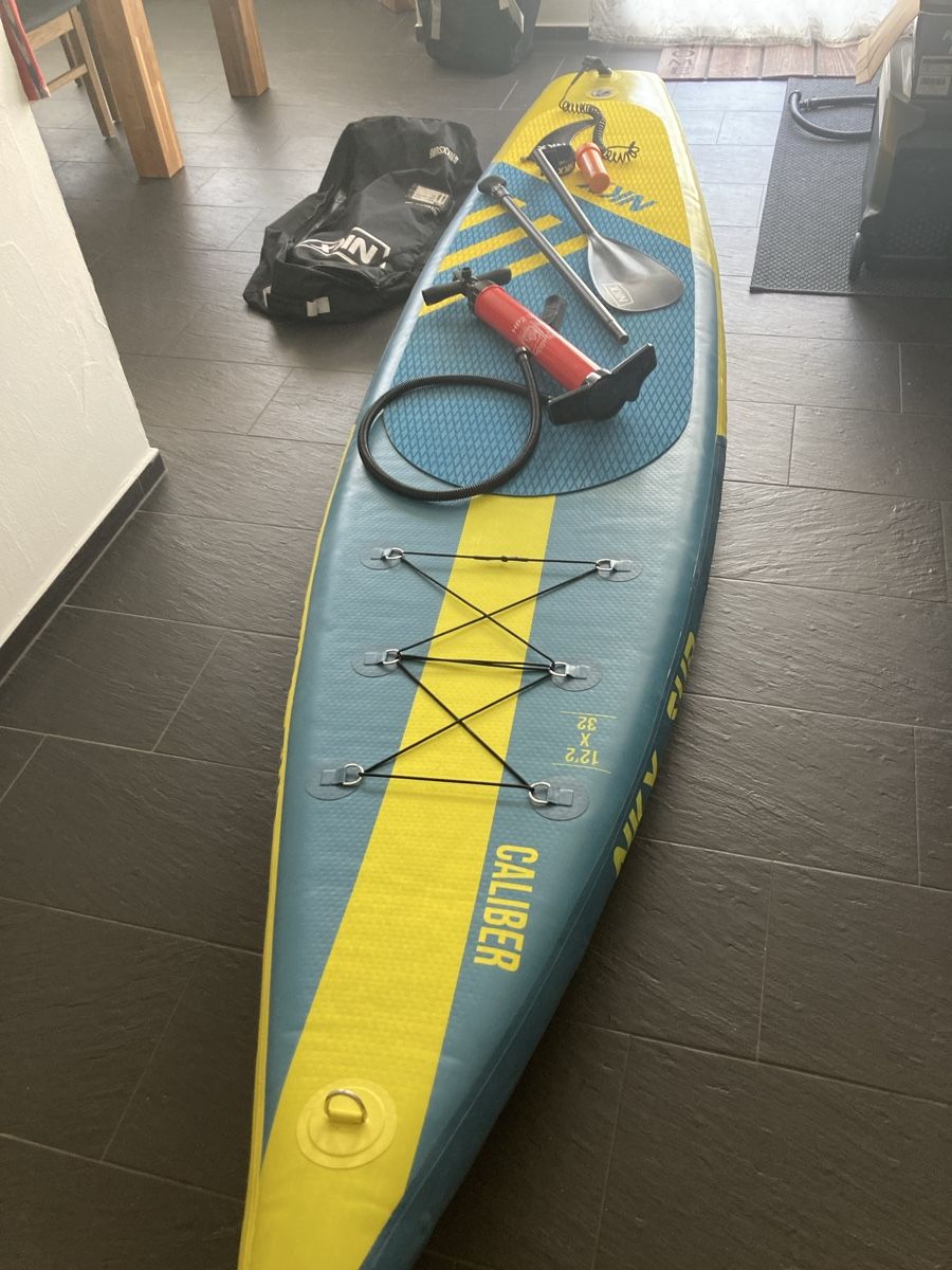 NKX Caliber SUP 12'2, Set mit Pumpe & Paddel. Sommer-Deal! (Gebraucht ...