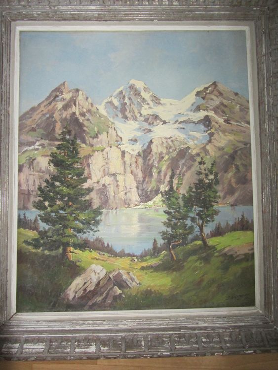 Gemälde J. Wagner Landschaft | Kaufen auf Ricardo