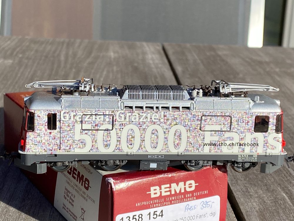 RhB Bemo H0m Ge 4/4 II 624 50000 Fans digital (Neu (gemäss Beschreibung ...