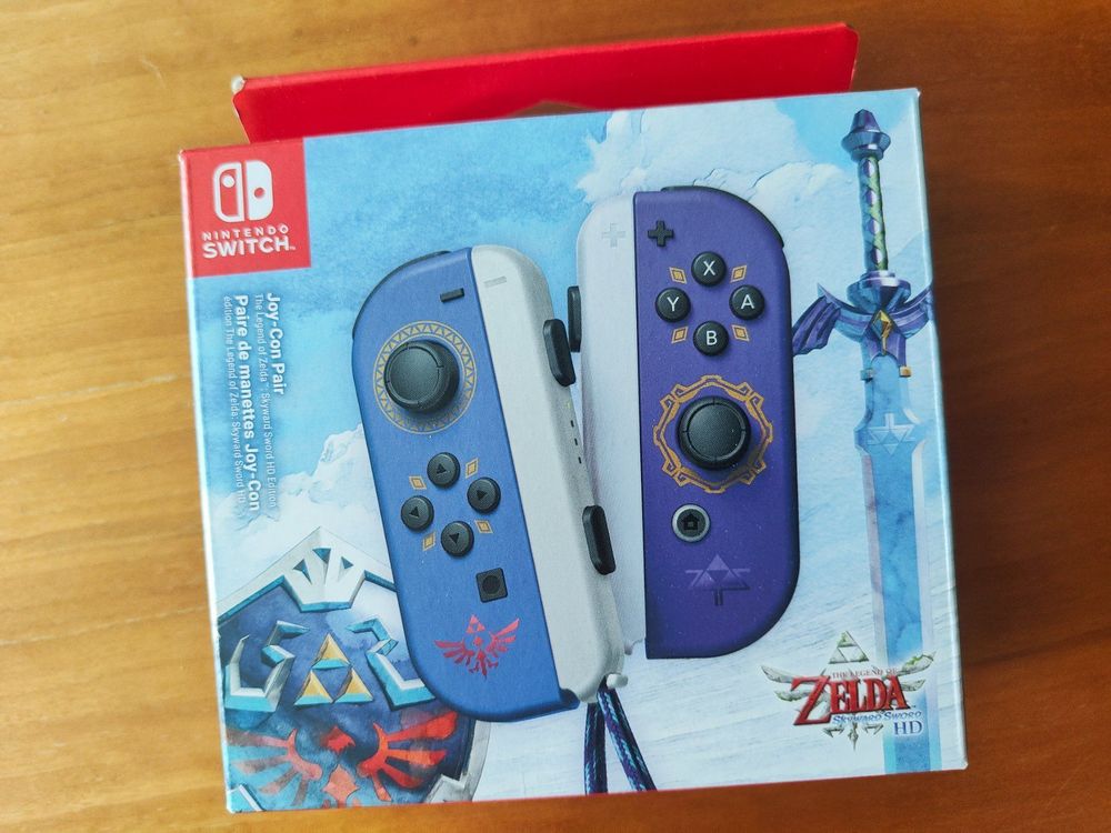 Nintendo Switch Joy Cons Zelda Skyward Sword NEW! (Neu und ...