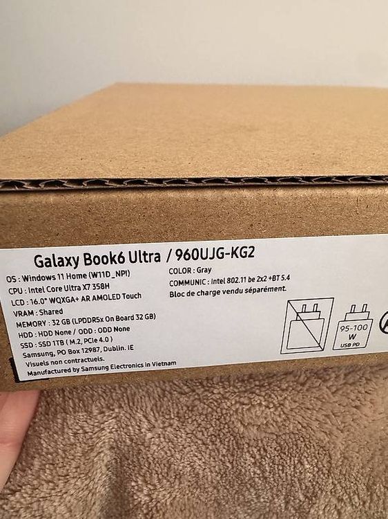 Samsung Galaxy Book6 Ultra 16"- Intel Core Ultra 7- 1To (Gebraucht) in ...