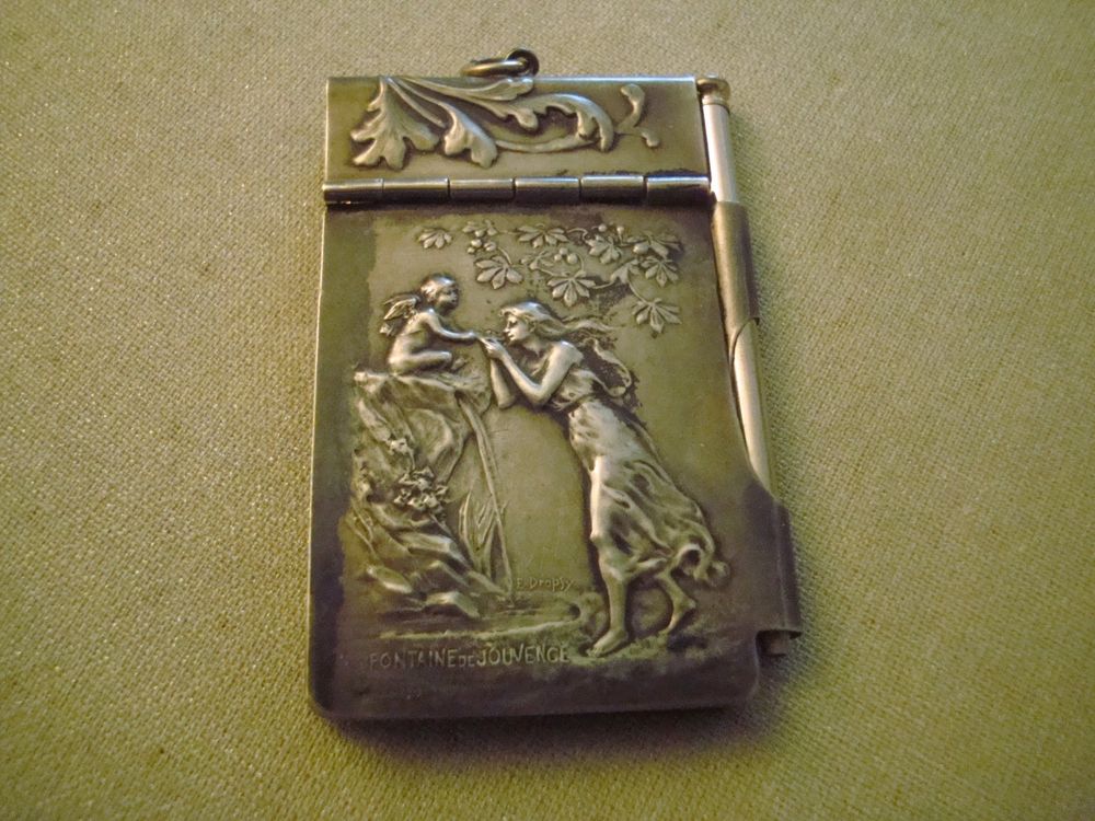 Jugendstil Tanzkarte - Notizbuch - Anhänger - E. Dropsy (Gebraucht) in ...