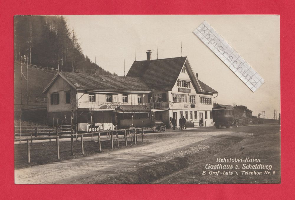 Rehetobel-Kaien (AR) Echtfoto mit Postautos | Kaufen auf Ricardo