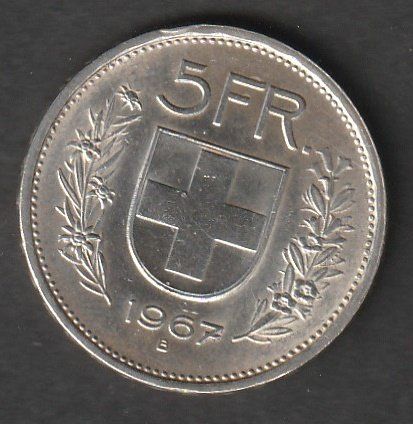 5 Franken 1967 | Kaufen auf Ricardo