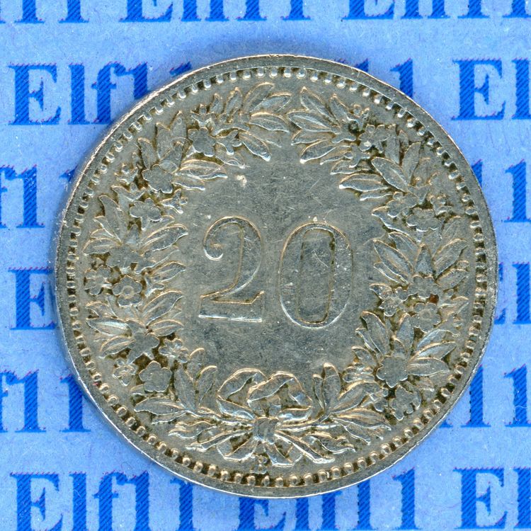 CHF___0.20 1900 s 20 Rappen (Gebraucht) in Widnau für CHF 2 – mit Lieferung auf Ricardo kaufen