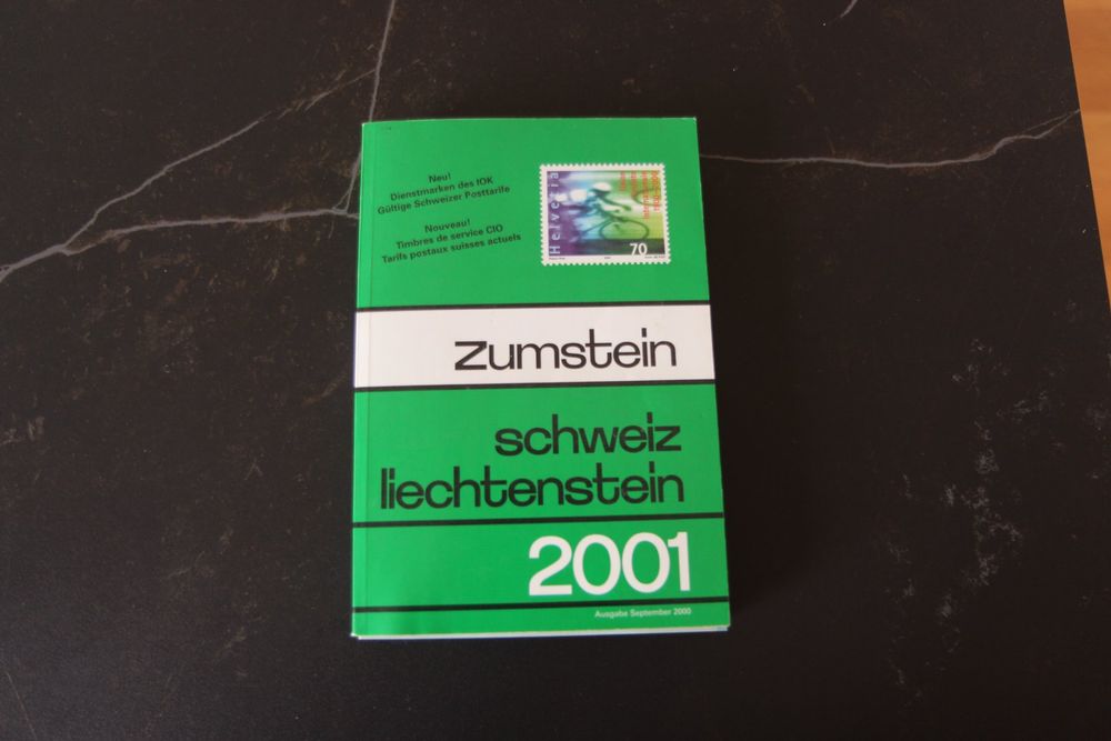 Zumstein Schweiz Liechtenstein 2001 (Gebraucht) in Basel für CHF 6 – mit Lieferung auf Ricardo ...