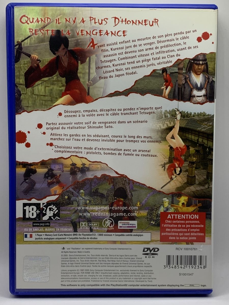 Red Ninja: End of Honor - PS2 - Top Zustand (Gebraucht) in ...