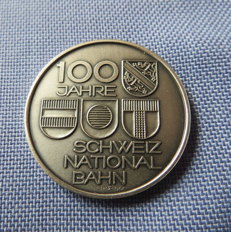 Gedenkmünze "100 Jahre Nationalbahn" | Kaufen auf Ricardo