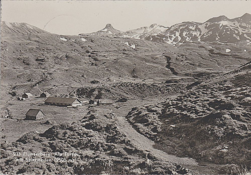Flumserberg - Alp Fursch mit Spitzmeilen. 1969 (Gebraucht) in Schlieren ...