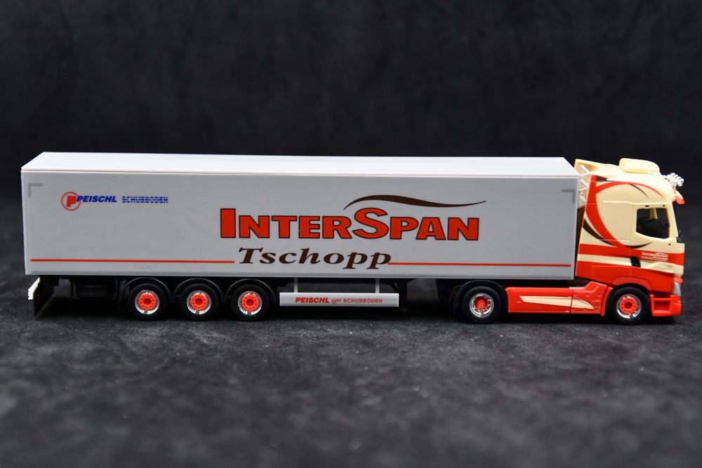 Herpa Renault T 2019 Schubboden-SZ "Interspan-Tschopp", 1:87 (Gebraucht) in für CHF 45 – mit ...