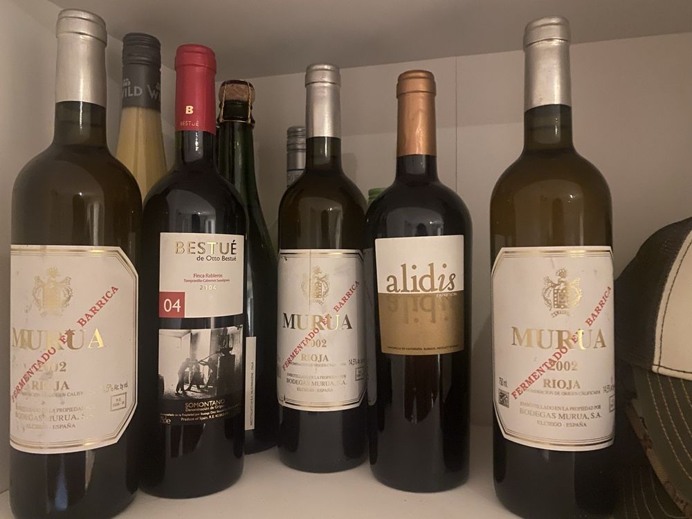 5 spanische Weine (Murua, Bestué, Alidis) – Sammlerflaschen (Gebraucht ...