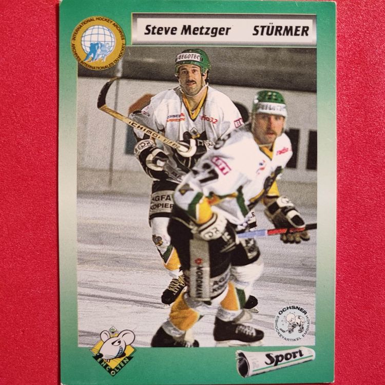 Steve Metzger - EHC OLTEN - 1993/94 (Gebraucht) in Dübendorf für CHF 19.9 – mit Lieferung auf ...